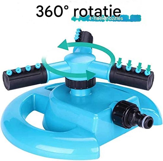 Kids Sprinklers - Outdoor Water Park Toys - Automatic Rotating Nozzle ...