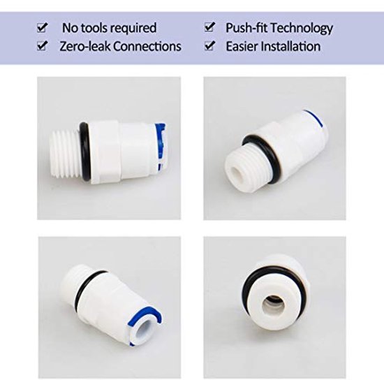 Quick Coupling Water Purifier Tube Coupling Push to Connectors Water ...