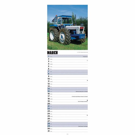 Tractors Kalender 2026 Slimline | bol