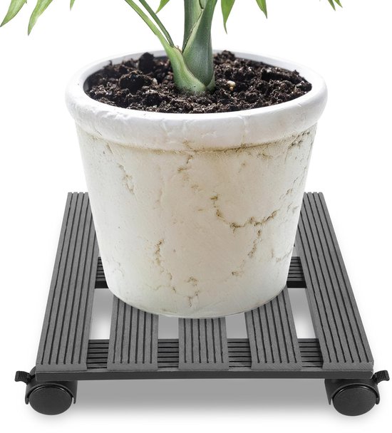 Plantenroller Draagkracht tot 80KG - WPC Plantenscooter - 30CM ...