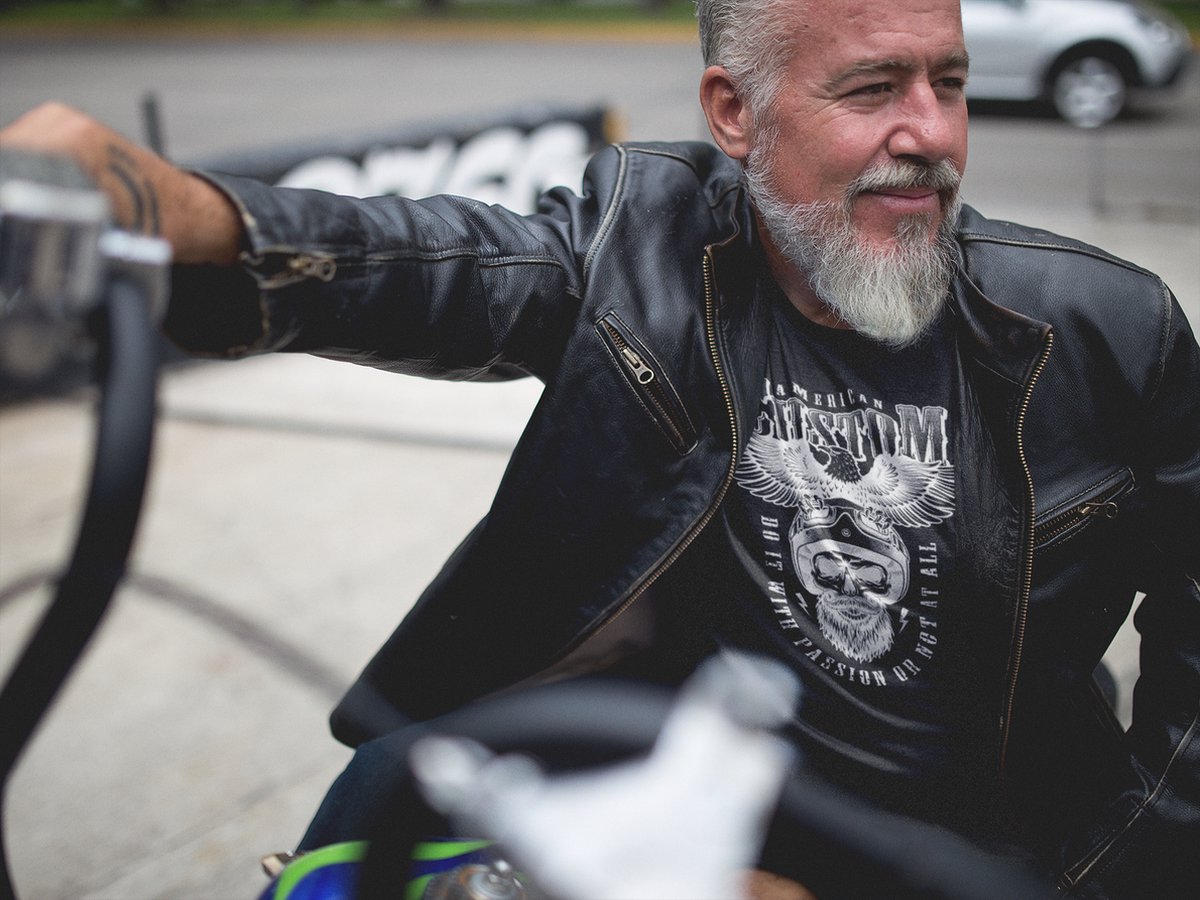 Rick & Rich American Custom - T-shirt S - Skull Eagle tshirt - t shirt ...