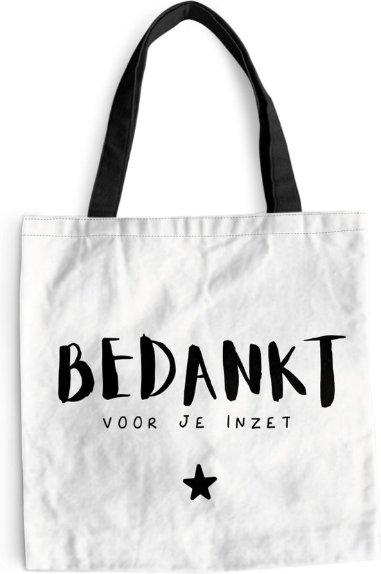 Schoudertas - Strandtas - Shopper Spreuken - Quotes - Bedankt voor je ...