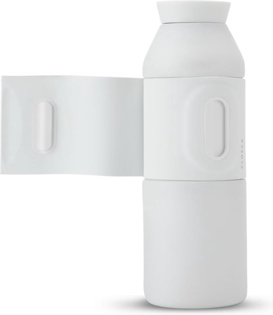 Closca Bottle Wave (Wit, 450ml) - Gourde en acier inoxydable - Bande ...