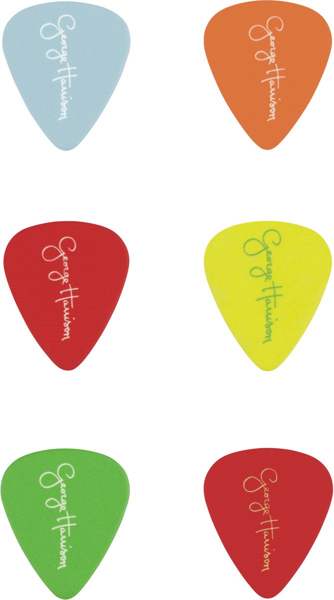 Fender George Harrison Rocky Pick Tin Medium - Plectrum set | bol.com