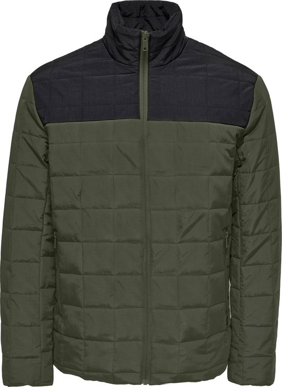 ONLY & SONS ONSANKER QUILTED JACKET OTW Heren Gequilte jas - Maat L ...