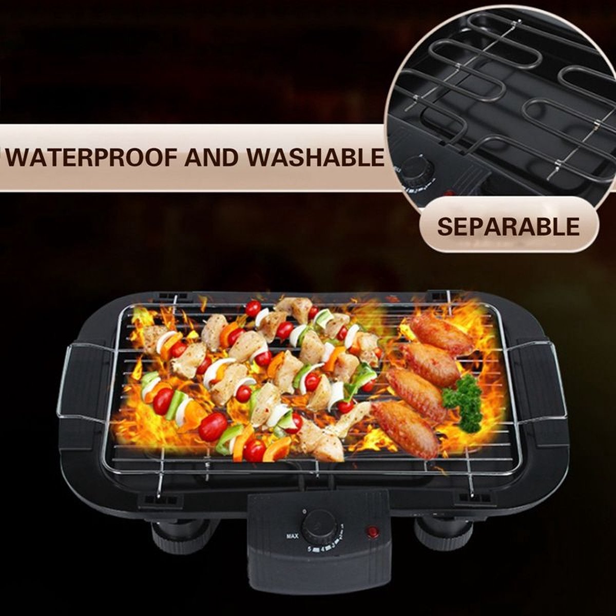 Elektrische Tafelbarbecue - barbecue grill | bol.com