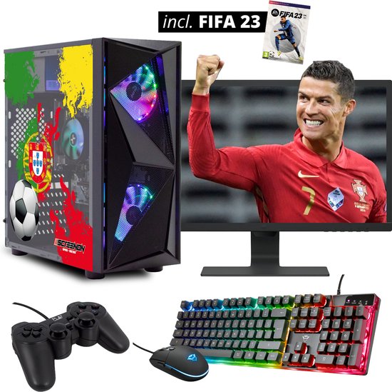 ScreenON - FIFA PT Gaming Set + FIFA 23 - FF23-V1106127 - (GamePC.FF23 ...
