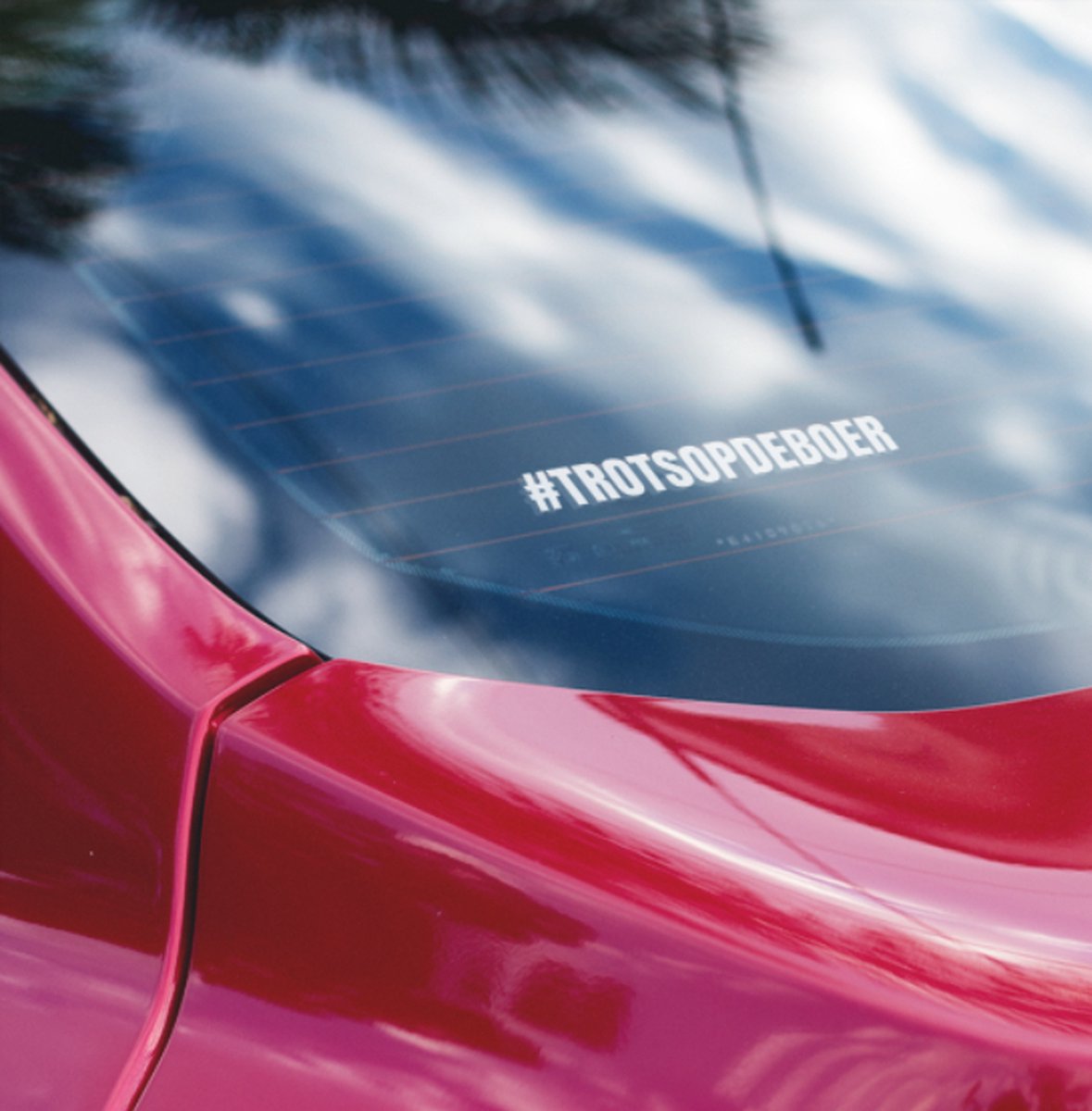 Trots op de boer - auto sticker 2 stuks #trotsopdebeboer (3x15cm ...