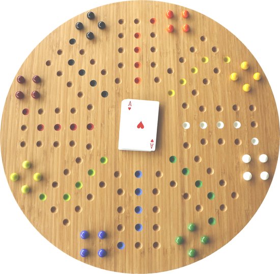 Keezbord voor 8 spelers van bamboe | Games | bol