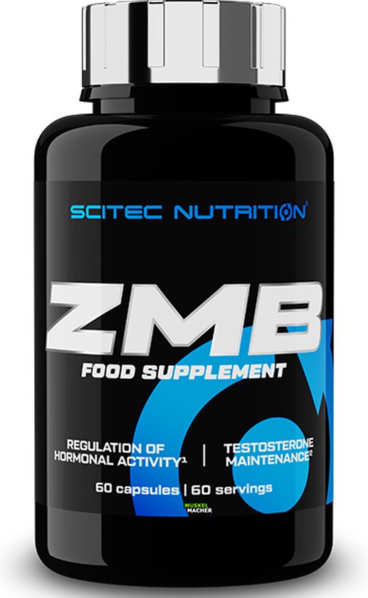 Scitec Nutrition - ZMB - Zinc, Magnesium en Vitamine B6 - 60 capsules ...