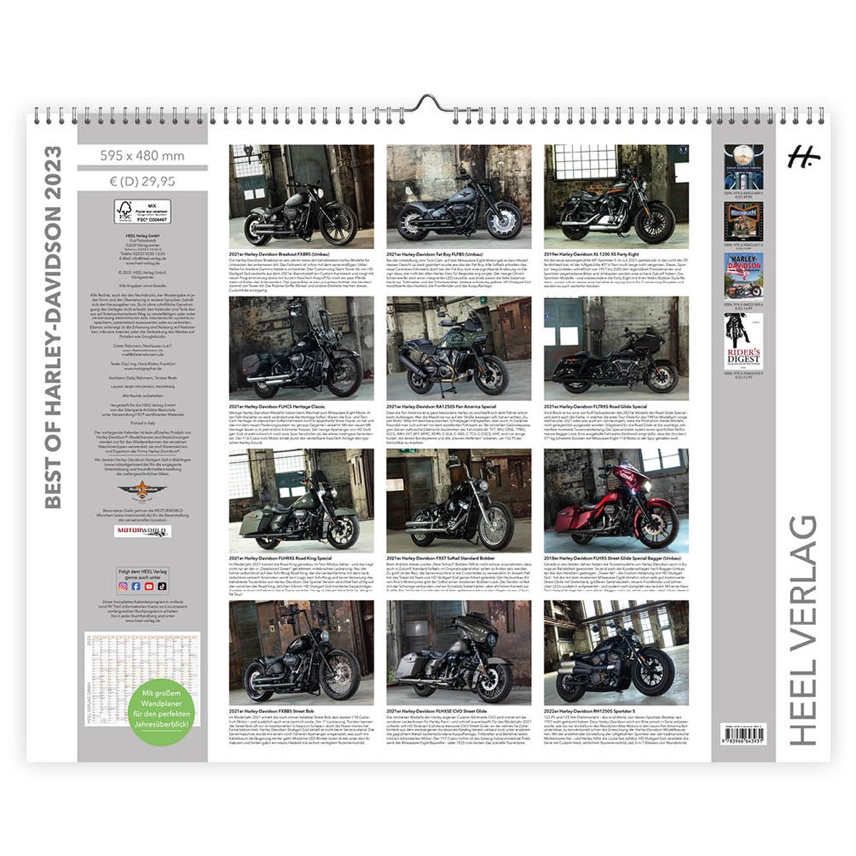 Best of Harley Davidson Kalender 2023 | bol.com