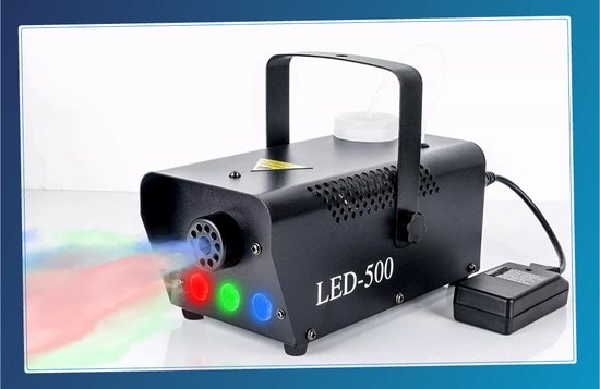 Rookmachine // 500W // Zwart // Inclusief flesje rookvloeistof ...