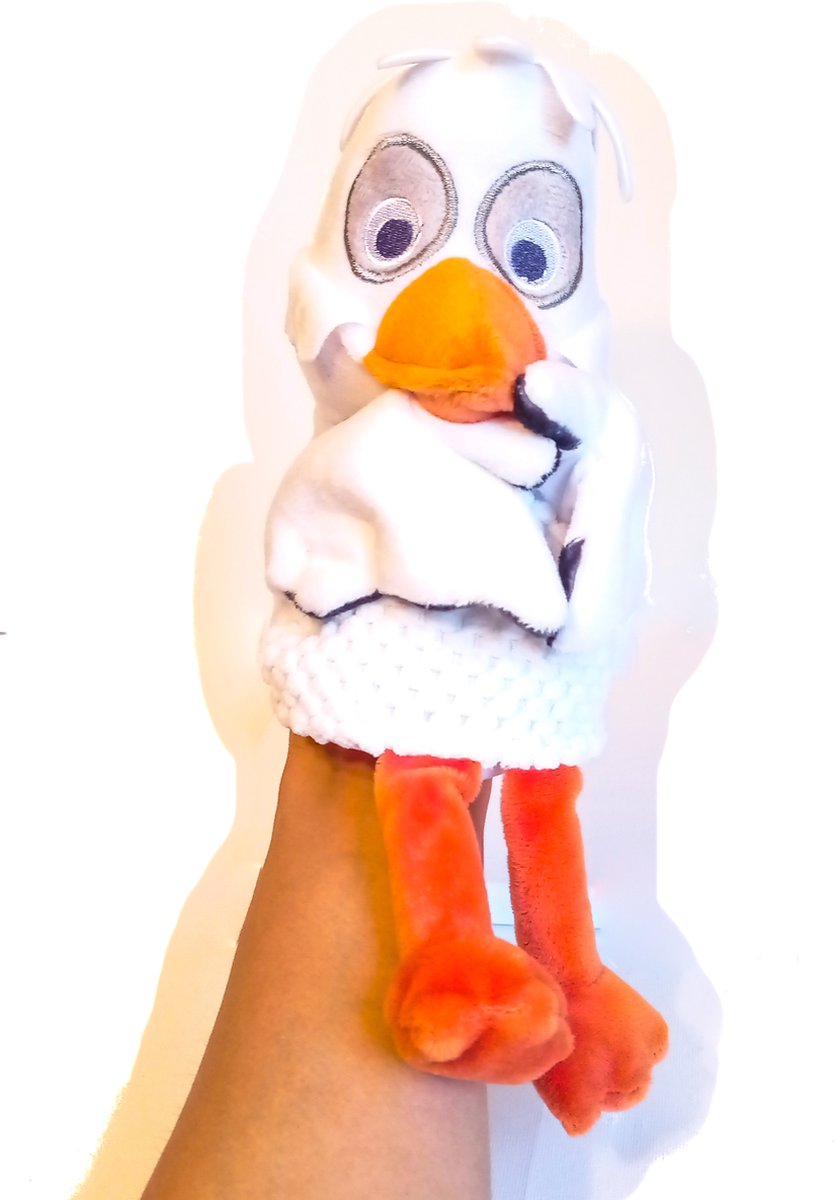 De Fabeltjeskrant - Handpop: Juffrouw Ooievaar | bol.com