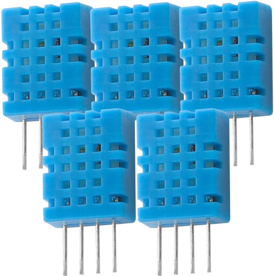 AZDelivery 5 x DHT11 Temperatuursensor en Vochtigheidssensor compatibel ...