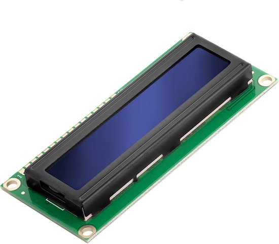 AZDelivery HD44780 1602 LCD-Module Blauwe Weergave 2x16 Tekens ...