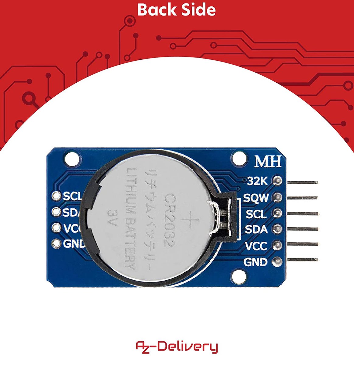 AZDelivery 3 x Real Time Clock RTC DS3231 I2C compatibel met Arduino ...