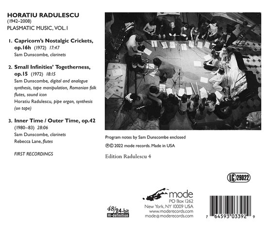 Horatiu Radulescu: Plasmatic Music, Sam Dunscombe, Horatiu Radulescu ...