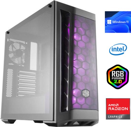 Computerpilot Basis Game PC - i3-12100F - AMD RX 550 - 16GB DDR4 - 256 ...