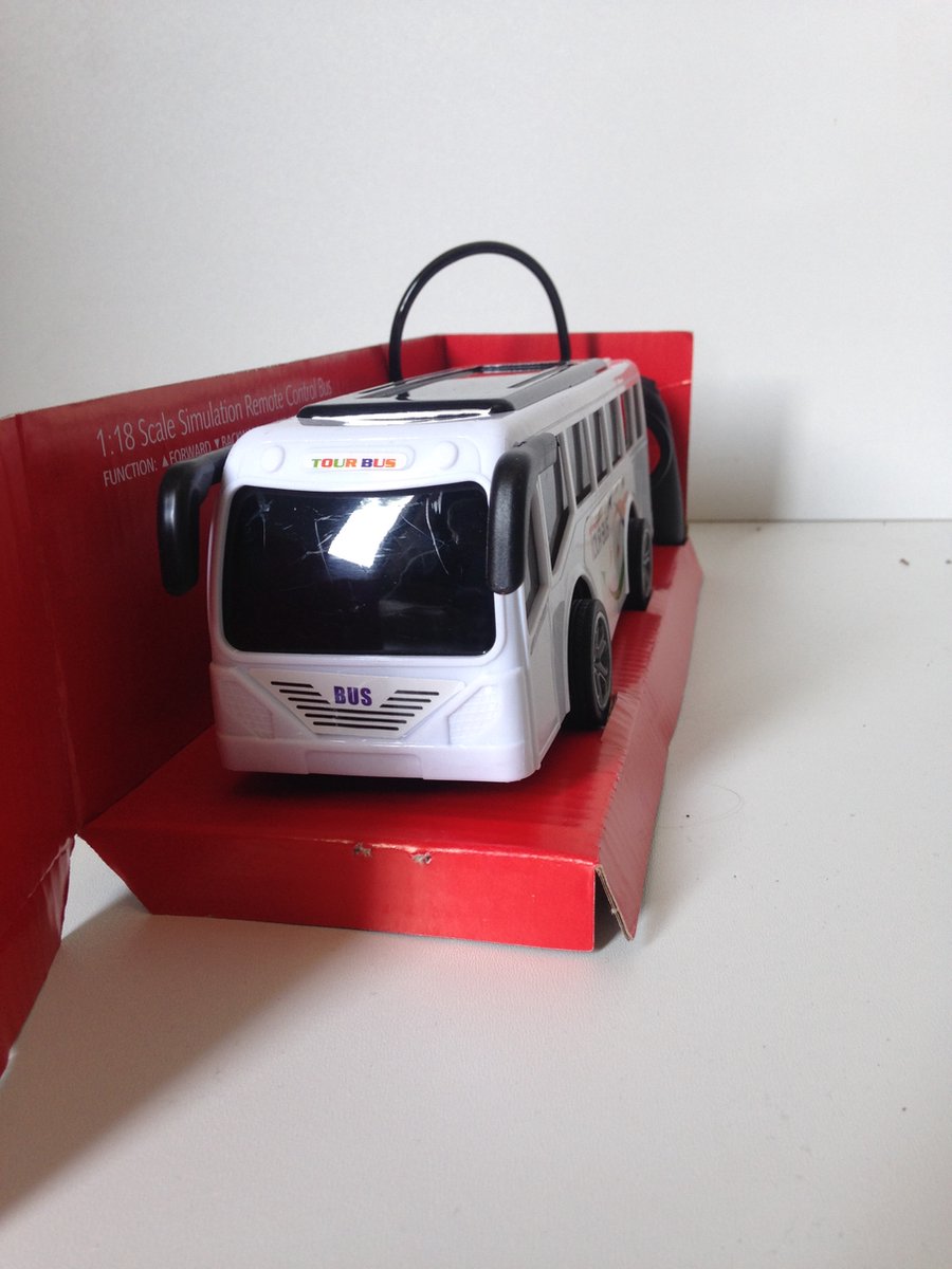 RADIOGRAFISCH BESTUURBARE BUS - 3D LED LICHT - RC TOUR BUS SPEELGOED ...
