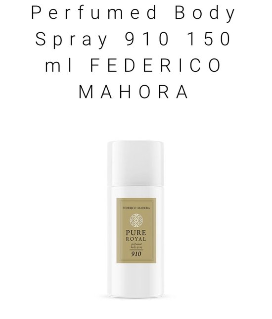 Perfumed body spray 910 | bol