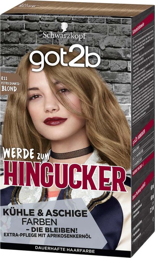 Schwarzkopf got2b Eye-catcher 811 Retro Dark Blonde Level 3 | bol