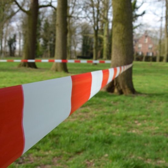 Afzetlint Rood / Wit 200 meter| Afzetting – Warningtape – Waarschuwings ...