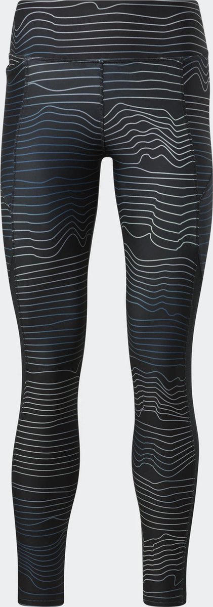 Reebok Sport Legging Dames AOP tight - Zwart striped - Maat L | bol.com