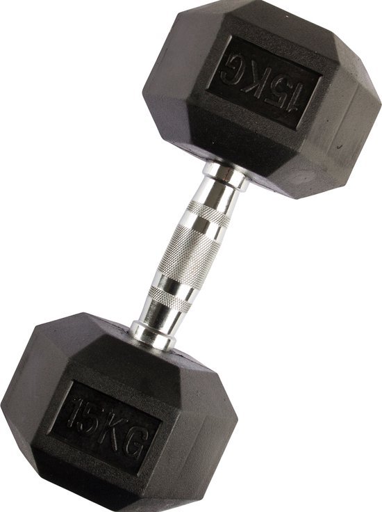 Pro Fitness 15kg Hex Dumbbell Halter gewicht | bol