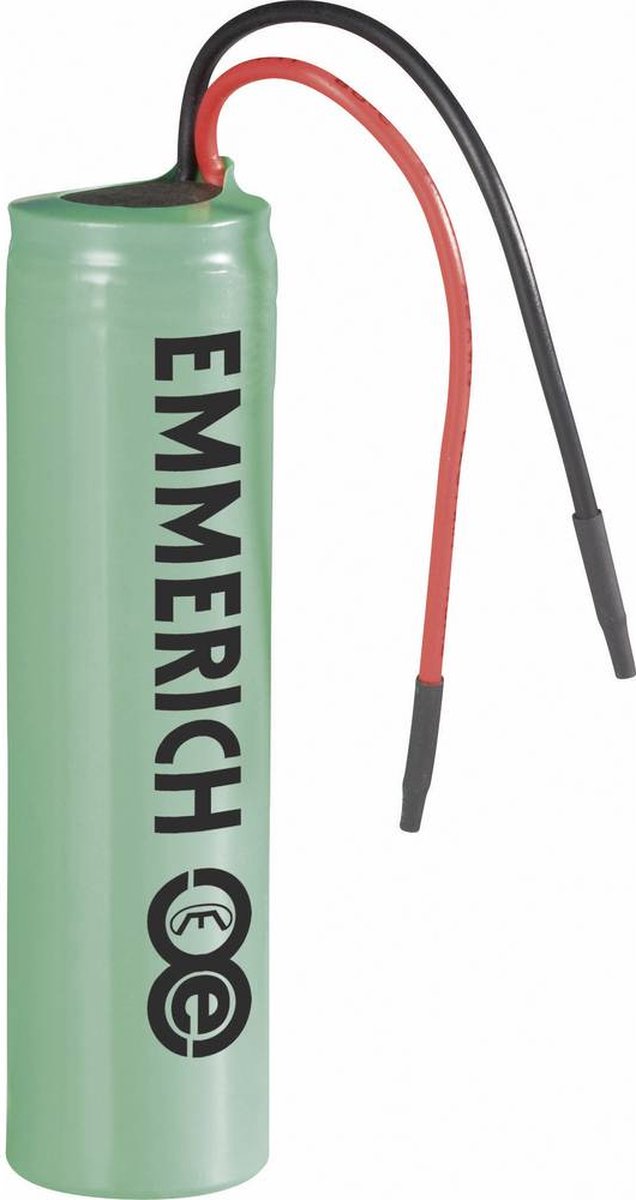 Emmerich NCR18650B Speciale oplaadbare batterij 18650 Kabel Li-ion 3.6 ...