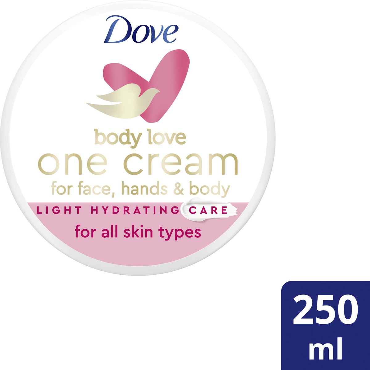Dove Body Love One Cream Light Hydraterende Bodycrème 250 ml | bol.com