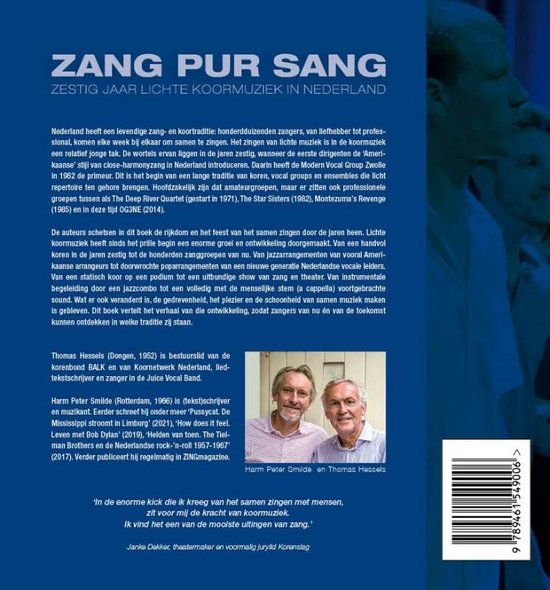 Zang pur sang, Harm Peter Smilde | 9789461549006 | Boeken | bol