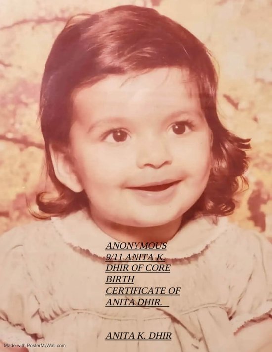 MY STORY THAT GOD IS ME - ANONYMOUS 9/11 ANITA K. DHIR OF CORE BIRTH ...