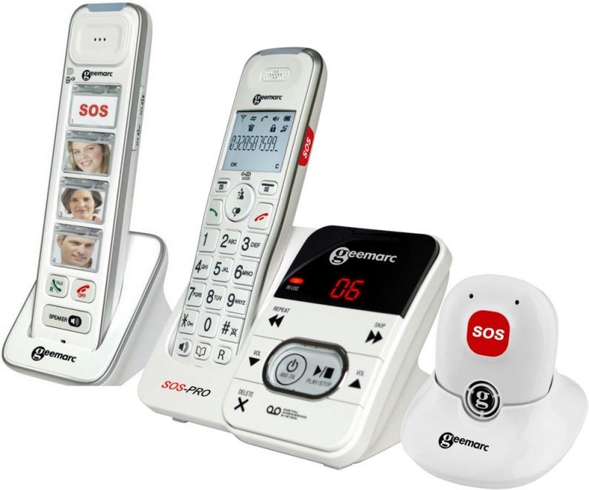 Amplidect 295 SOS Pro Senior Draadloze Telefoon met Antwoordapparaat | bol