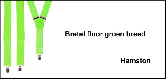 Bretel fluor groen | bol