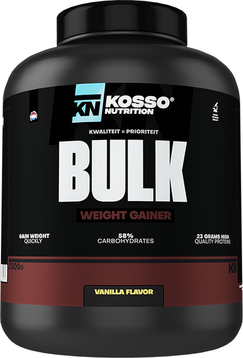 Kosso Nutrition - BULK Vanilla 2500g - Eiwitpoeder Vanille - Proteïne ...