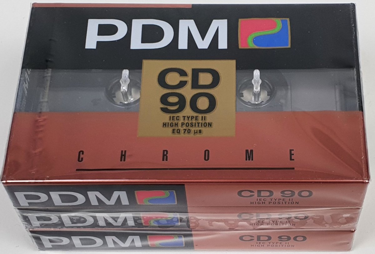 3- pack PDM Philips Dupont CD90 Chrome Position Cassettebandjes | bol.com