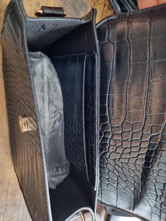Croco tas black | bol.com