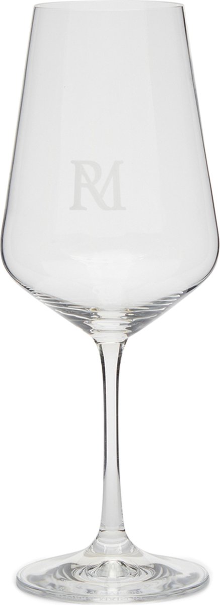 Riviera Maison Wijnglas - RM Monogram Wine Glass - Transparant | bol.com