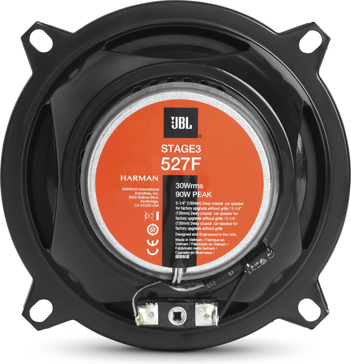 JBL Stage3 527 - Haut-parleurs coaxiaux 13 cm - 200 Watt crête - Noir ...