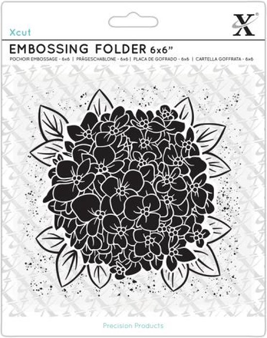 6x6" Embossing Folder - Full Bloom Hydrangea | bol.com