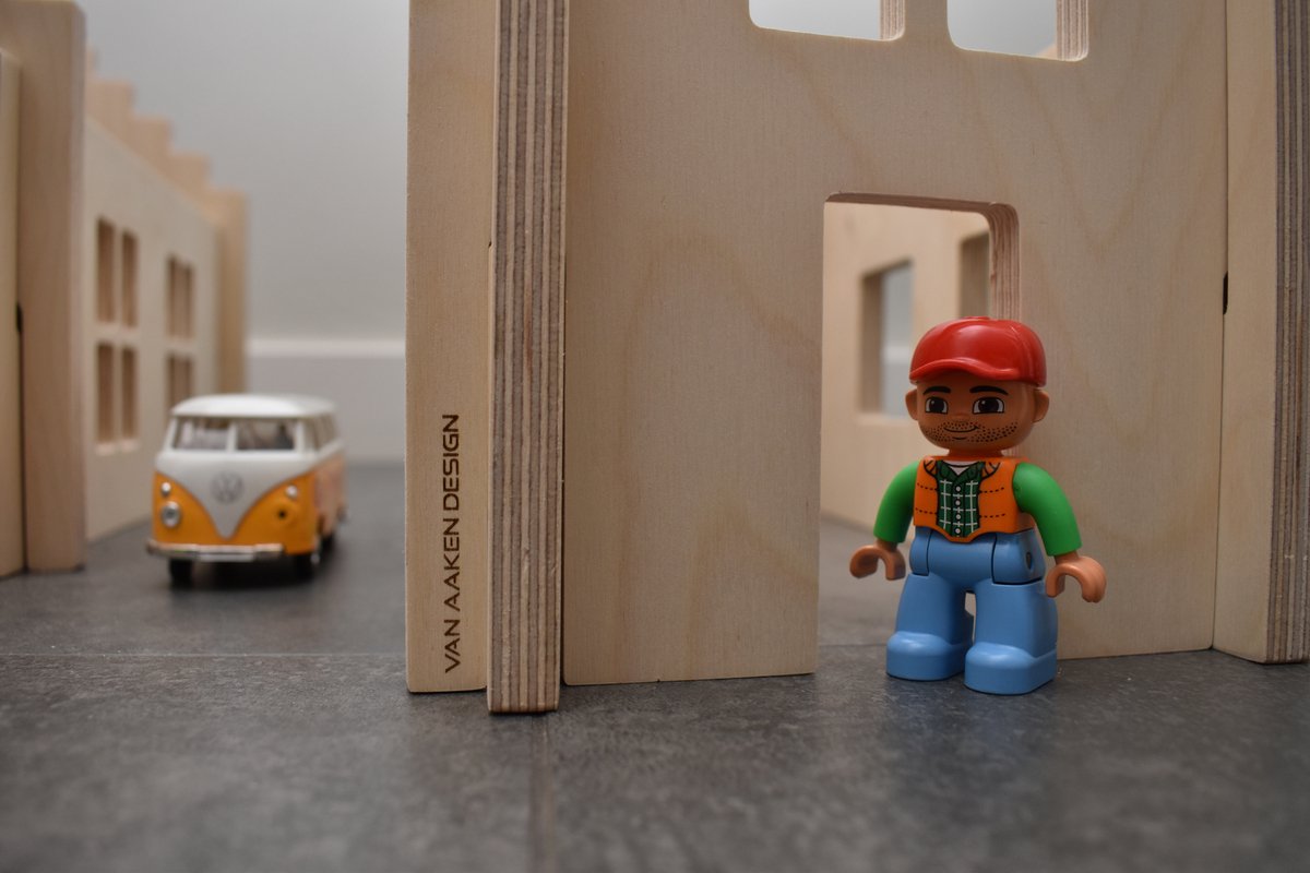 Speelhuisjes - Houten speelhuisje - Set met Frans dak - Van Aaken ...