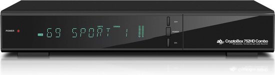 AB CryptoBox 752HD Combo DVB-T2 / S2 / C H.265 HEVC | bol