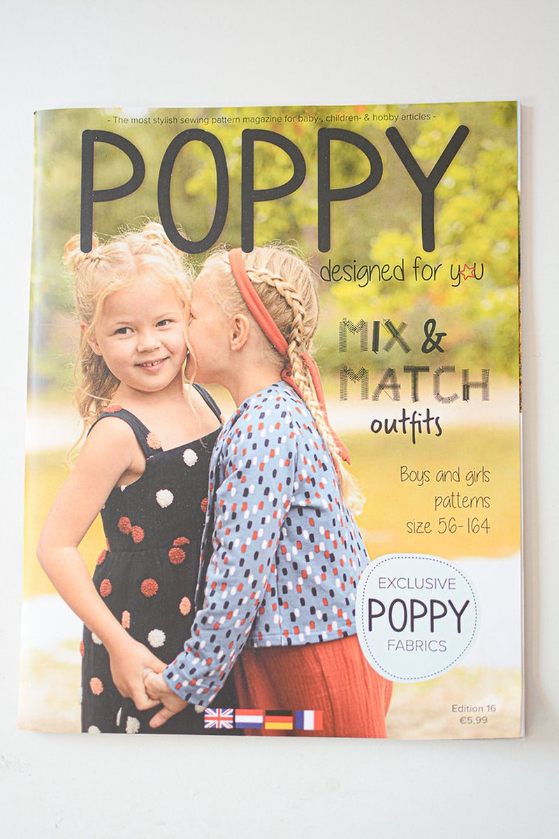 Poppy magazine 16 - Naaipatronen voor kinderen - patroon om te naaien ...