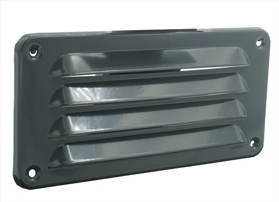 WEHA schoepenrooster opbouw, aluminium 180x90mm - antraciet (24011809 G ...