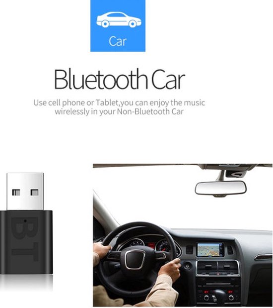 Bluetooth Receiver Y-19 - BT 5.0 - 3.5MM AUX - Bluetooth Ontvanger | bol