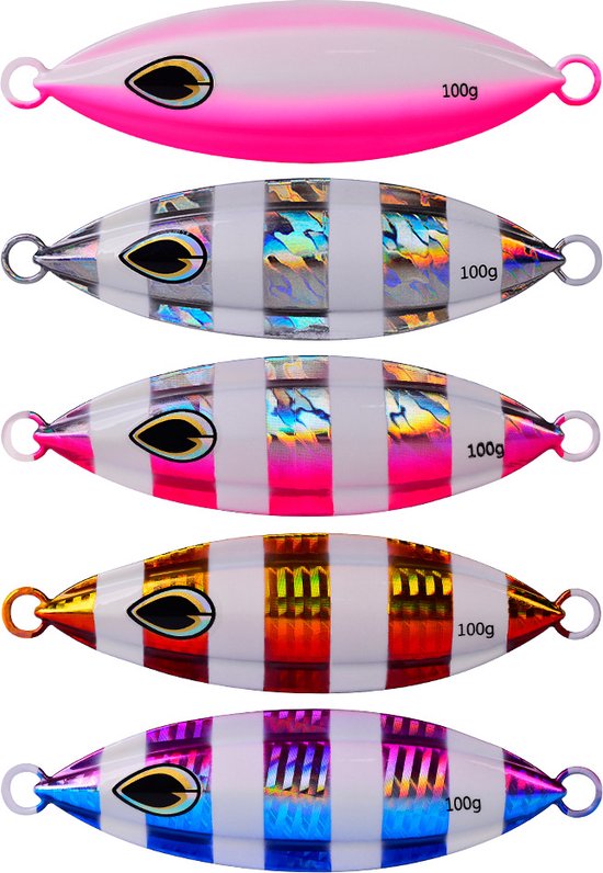 5-Delige Set Metalen Aas - Spinner Spoon Fishing Lures - Jigs Forelvissen Hard Aas -... | bol.com