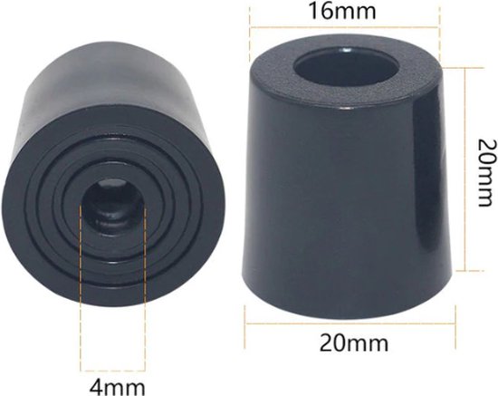 FSW-Products - 1 Stuk - Rubberen Voetjes - Onderzetters - Rubber Dopje ...