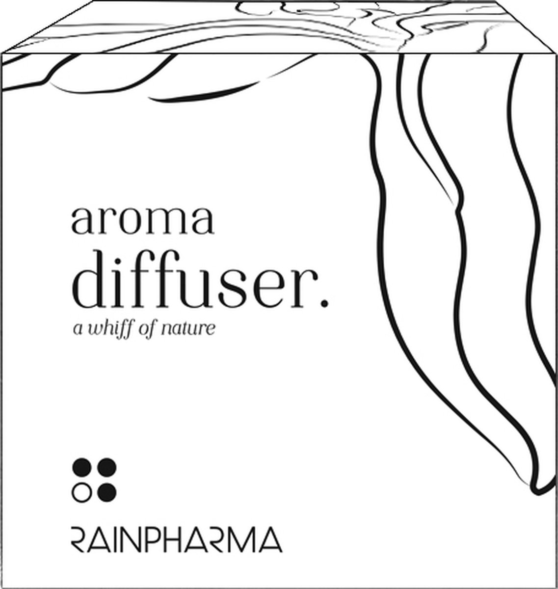 RainPharma | Home Fragrance | Aroma Diffuser black & white 100ml | bol.com