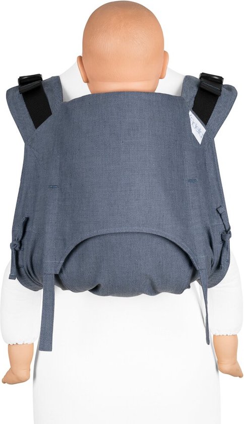 Fidella Onbuhimo - Ergonomische Rugdrager voor peuters- Chevron - Denim ...