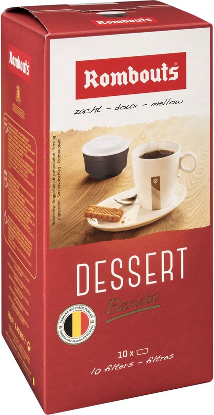 Rombouts Barista koffie Dessert - 10 Filters 70 g | bol.com